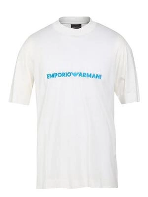 Emporio Armani T-shirt Size Lyocell, Cotton - White