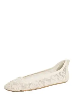 BRAVE PUDDING Lace Lights Flats