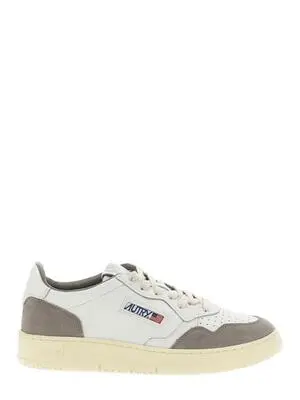 AUTRY Sneakers Medalist Low In Pelle E Suede - Multicolore