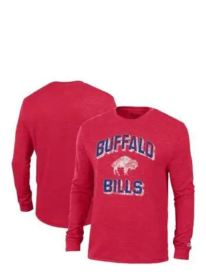 Champion Buffalo Bills Ultimate Tri-blend Long Sleeve T-shirt - Red