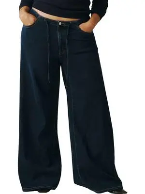 Warp + Weft The Big Easy Wide Leg Jeans - Porter