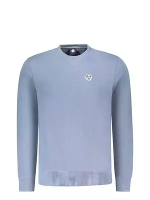 NORTH SAILS Logo-patch Crew-neck Sweatshirt - Blue