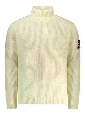 NORWEGIAN RAIN Ribbed-knit Roll-neck Sweater Neutrals