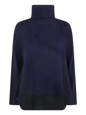 PIERANTONIOGASPARI Roll-neck Wool Sweater - Blue