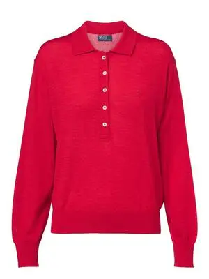 Polo Ralph Lauren Wool Polo Sweater - Red