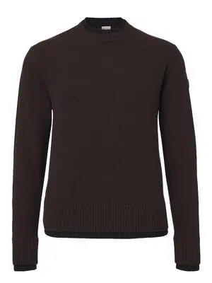Moncler Wool And Cashmere Sweater - Brown
