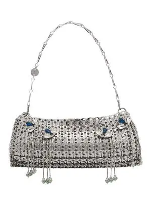 Rabanne 1969 Embellished Shoulder Bag - Silver