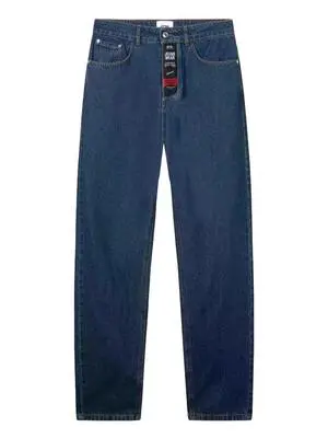Gcds Five-pocket Straight-leg Jeans - Blue