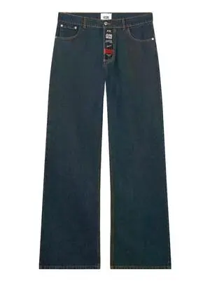 Gcds Workwear Five-pocket Jeans - Blue