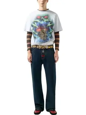 Gcds Workwear Five-pocket Jeans - Blue