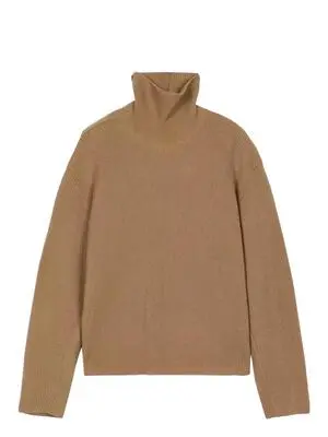 CROQUIS Button-shoulder Sweater - Brown