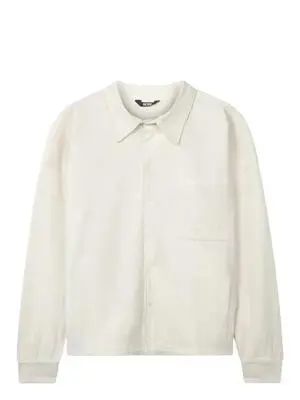 Gcds Corduroy Chest-pocket Shirt - Neutrals