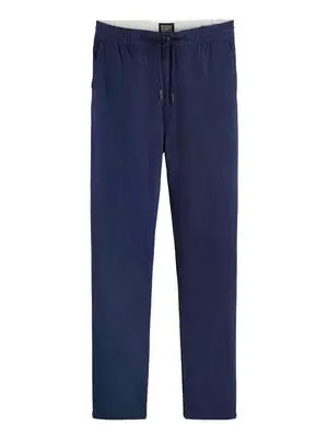 Scotch & Soda Warren Drawstring-waistband Trousers - Blue