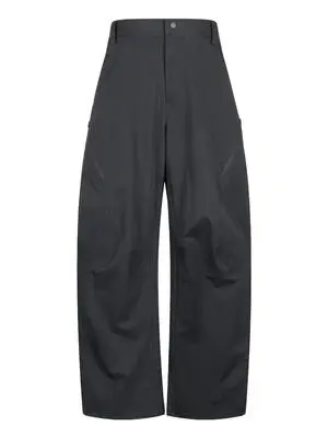 CROQUIS Wide-leg Panelled Trousers - Black