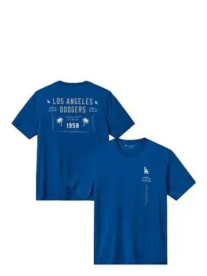 Travis Mathew Los Angeles Dodgers Base Hit Bliss T-shirt - Royal