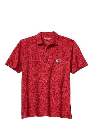 Tommy Bahama Kansas City Chiefs Islandzone Wild Hibiscus Tri-blend Polo At Nordstrom Red