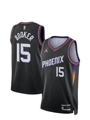 JORDAN BRAND Devin Booker Phoenix Suns Swingman Jerseystatement Edition - Black