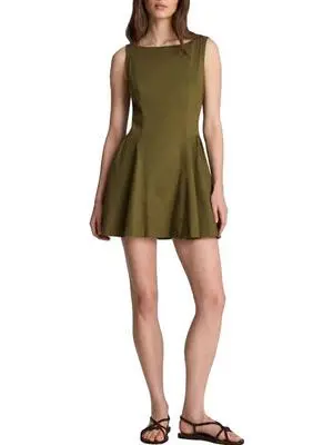 KENNETH COLE COLLECTION Sleeveless Fit & Flare Minidress - Breen