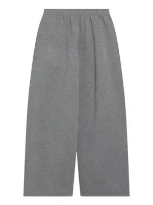 Balenciaga Logo-print Wide-leg Track Pants - Grey