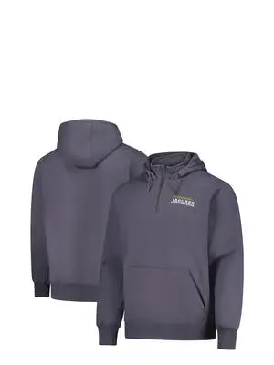 DUNBROOKE Jacksonville Jaguars Defender Quarter-zip Hoodie - Graphite