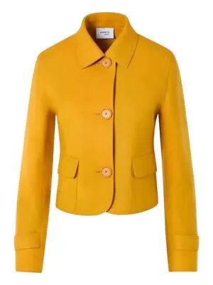 AKRIS Button-up Flap-pocket Fitted Jacket