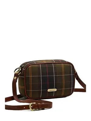 Barbour Daphne Mi Tartan Crossbody Bag - Green Pattern