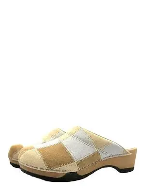 KUNSTEN Patchwork Clogs - Neutral