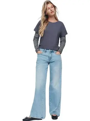 Good American Low-rise Loose Wide-leg Jeans - Mesa