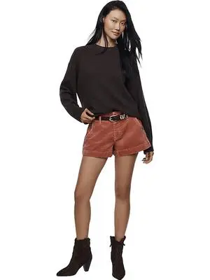 PILCRO Hanna High Rise Corduroy Shorts