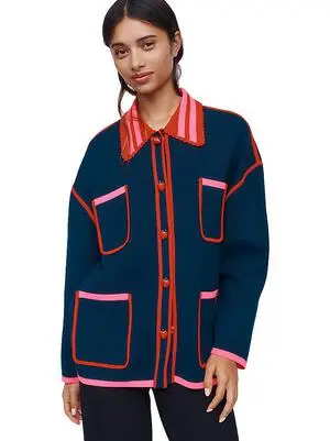 Essentiel Antwerp Kokorico Sweater - Blue Pattern
