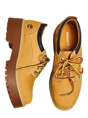 Timberland Stone Street Lug Soled Boat Shoes - Wheat