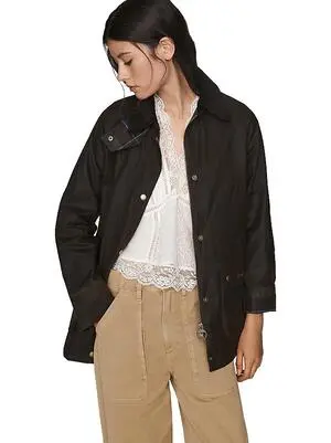 Barbour Acorn 100% Waxed Cotton Jacket Olive