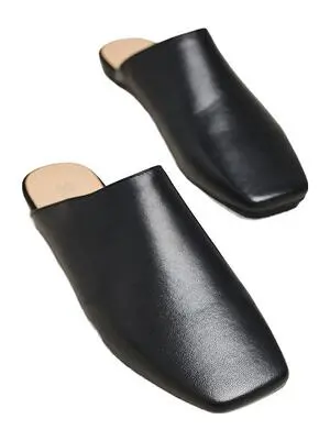 SILENT D Lorrie Mule Flats - Black