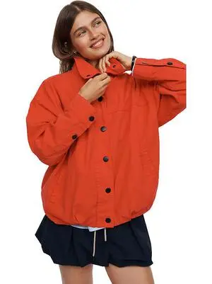 PISTOLA Liberty 100% Cotton Funnel Neck Jacket - Negroni