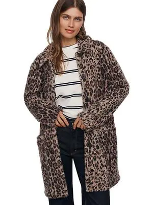 Sanctuary Upside Faux Fur Jacket - Cocoa Kitty