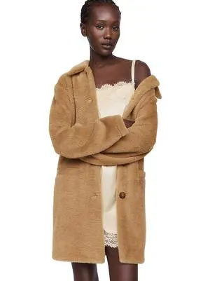 Sanctuary Upside Faux Fur Jacket - Neutral