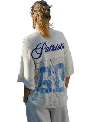 Mitchell & Ness Nfl Knit Jersey Top - Patriots