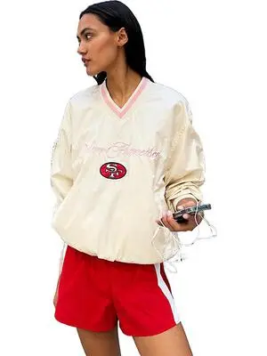Mitchell & Ness Nfl Popover Jacket - Niners