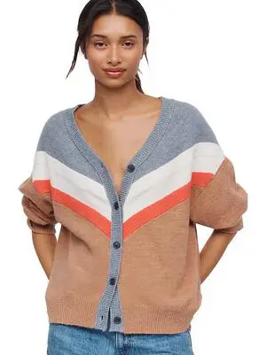 Maeve V-neck Cardigan - Camel