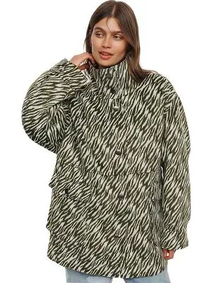 Anthropologie Overd Jacket - Zebra