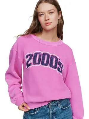 PILCRO Decades 100% Cotton Sweatshirt - 2000s