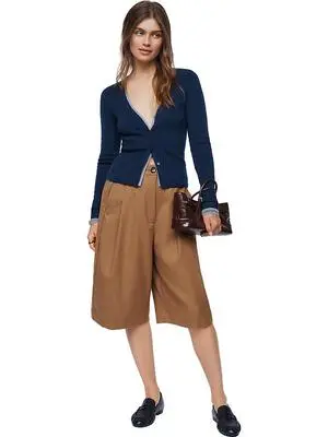 ESSENTIEL ANTWERP Kreme Culottes Pants