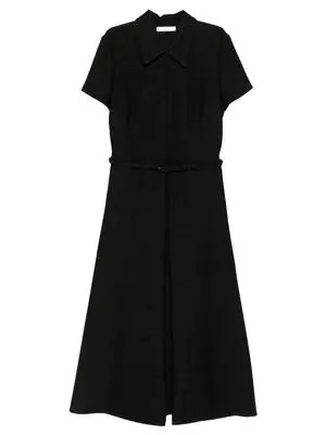 FENDI Fendi Bouclé Wool Midi Dress
