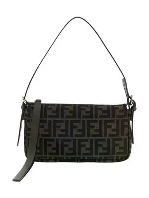 Fendi Ff Zucca Jacquard Shoulder Bag Brown