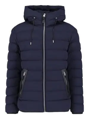 Mackage Hooded Quilted Puffer Jacket - Blue