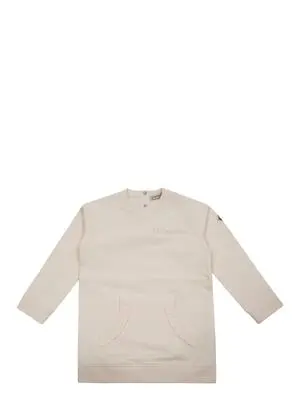 Moncler Moncler Mini Logo T-Shirt Dress Rosa