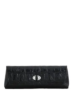 Christopher Esber Buki Embossed Clutch - Black
