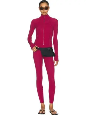 Lululemon Define Nulu Cropped Jacket - Raspberry Rave