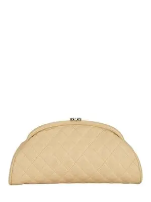 FWRD RENEW Chanel Caviar Timeless Clutch - Neutral