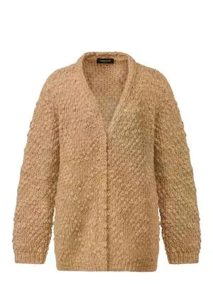 Fabiana Filippi Open-knit Sequin-embellished Cardigan - Neutrals